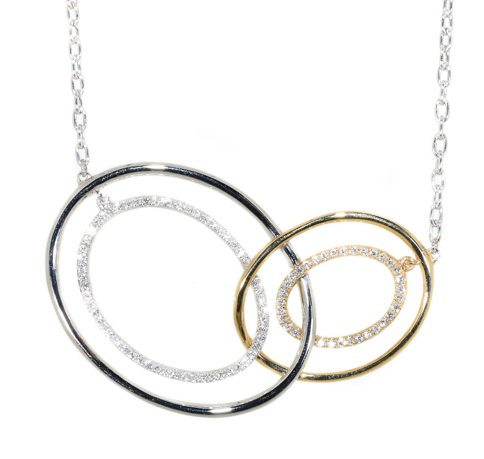 Two Tone Diamond Pendant | Boca Raton, FL – Devon's Diamonds & Decor