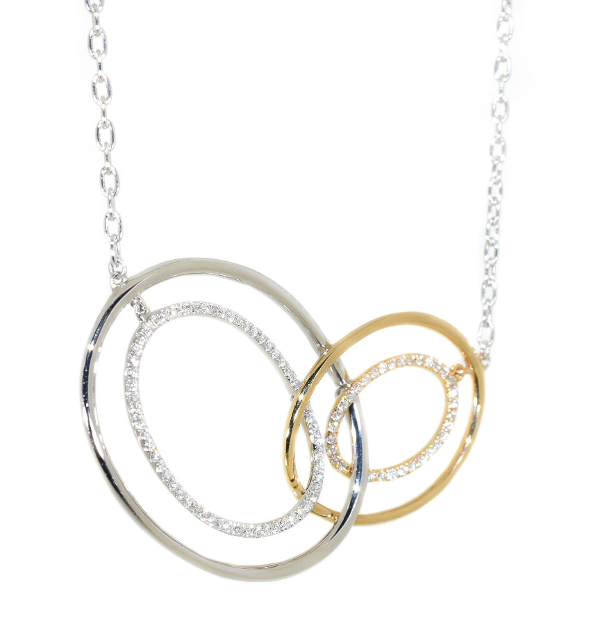 Two Tone Diamond Pendant | Boca Raton, FL – Devon's Diamonds & Decor